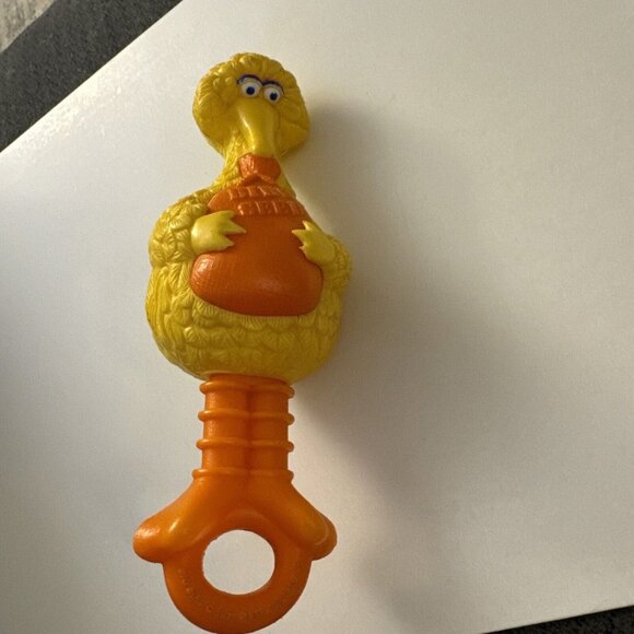 Sesame Street | Toys | Vintage 978 Big Bird Sesame Street Baby Rattle ...